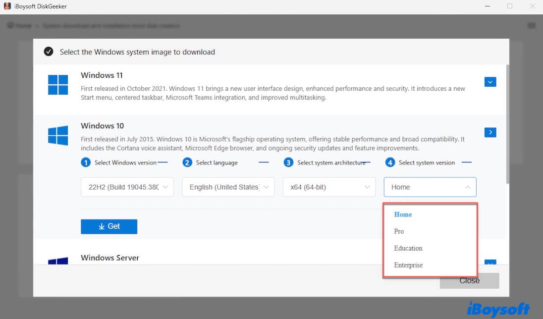 Windows 10 Enterprise LTSC, Pro, Home, Education ISO